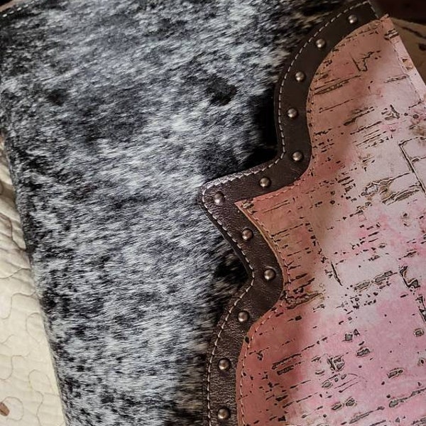 Cowhide Covered 1.5 Inch Binder / Customized Binder / Binder With Ranch ...