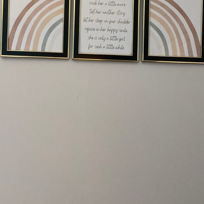 Baby Poem Wall Art, Hold Her a Little Longer Poem, Baby Girl Nursery ...