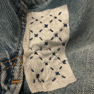 Visible Mending Transfer Value Pack Sashiko Style Pattern Washable ...