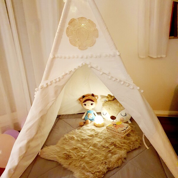Teepee Mat Double Sided Cotton Mat for Teepee Tipi Padded Mat Teepee ...