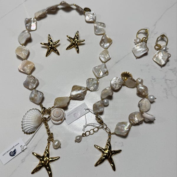 Large Shell Pendant Necklace, Giant Huge Shell Necklace, Natural Shell ...