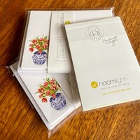 Personalized Notecard Set CLASSIC MONOGRAM Traditional - Etsy