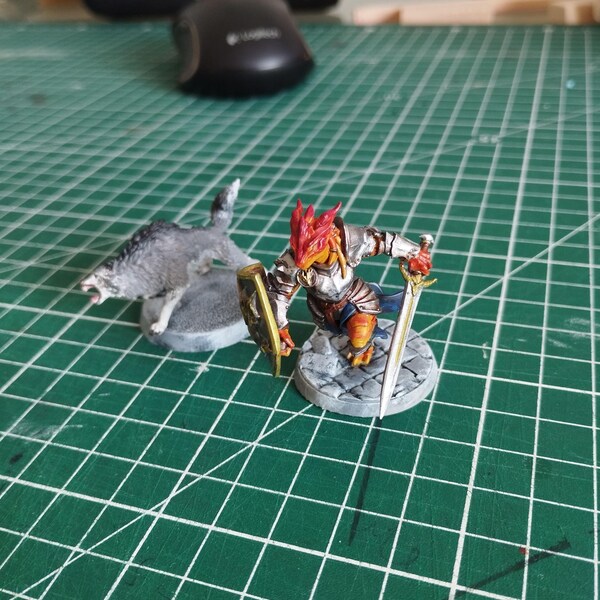 Hill Giant Captain Miniature Boss Monster Dungeons and Dragons Mini RPG ...