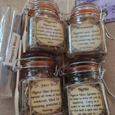 Nettle Herb & Jar - Etsy