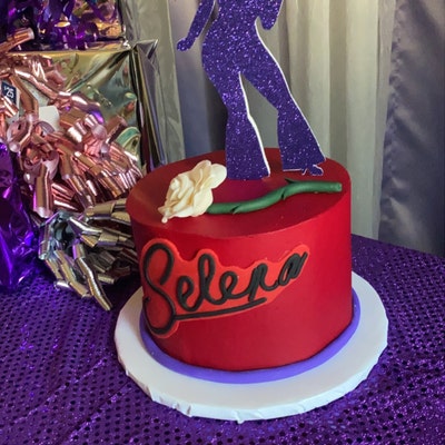 Selena Cake Topper Selena Quintanilla Party Decorations - Etsy