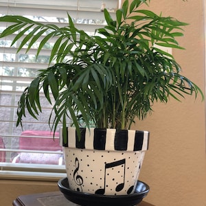 Music Note Flower Pot - Etsy