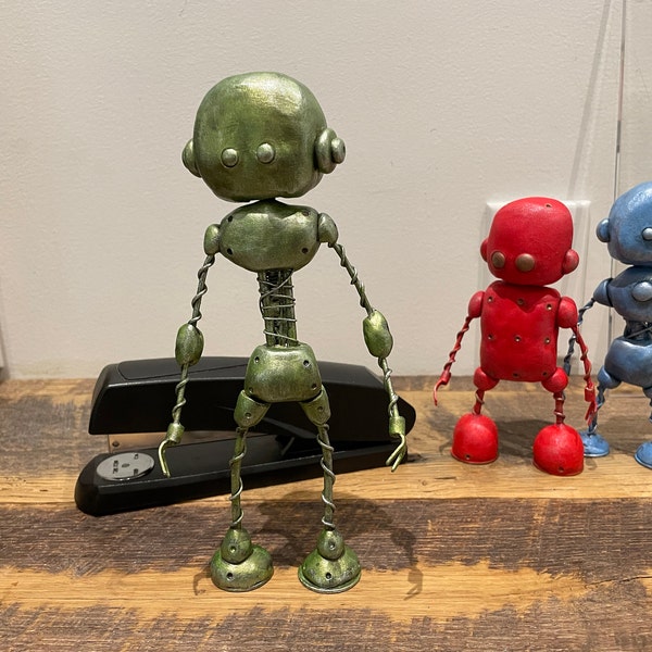 Junkbox the Robot Steampunk Robot Space Robot Rustic Robot Girl/man ...