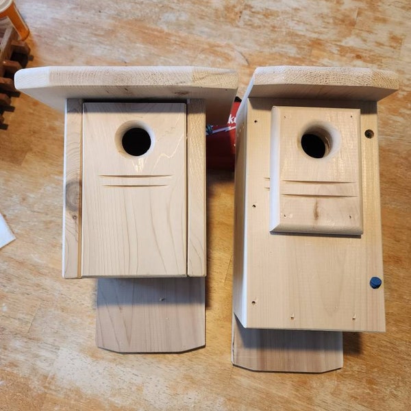 Petterson Style Blue Bird Boxes (4 Boxes) - Etsy