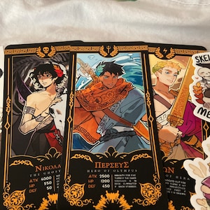 Percy Jackson Mythomagic Cards and Charms - Etsy