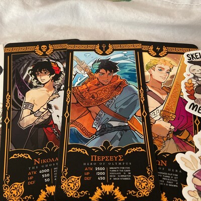 Percy Jackson Mythomagic Cards and Charms - Etsy