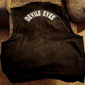 Custom Embroider Biker Top Rocker - Etsy