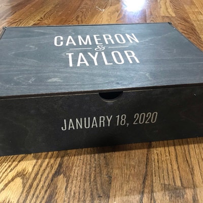 Love Letter Box Valentines Day Gift Box Personalized Small Wooden ...