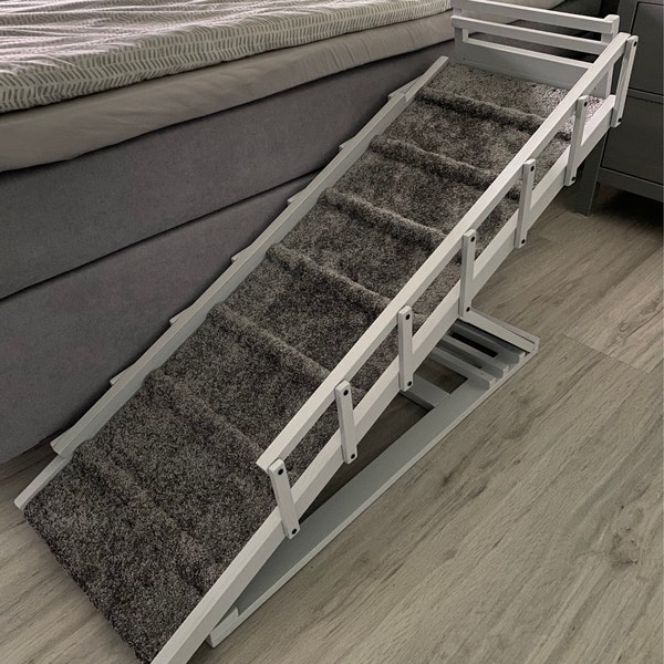 Pet Ramp With Foldable Rails | Extra Front Rail - Etsy