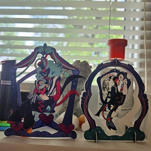 Angel Dust Hazbin Hotel Paper Craft Standee - Etsy