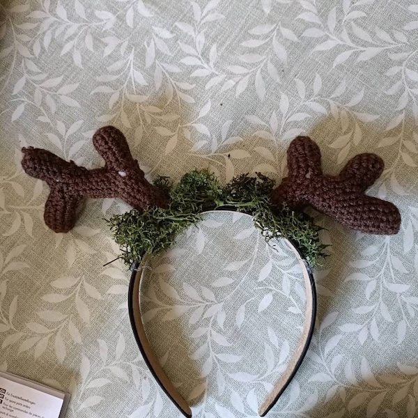 Wearable Antlers Set 4 Crochet Pattern by Crafty Intentions ...