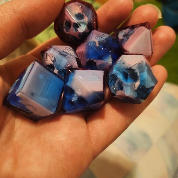 Dice Set Skull Sharp Edge, D&D Dice Set for Dungeons and Dragons D and ...