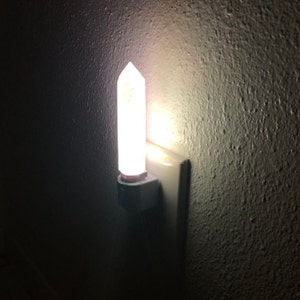 Orange Aura Rose Quartz Crystal LED Gemstone Night Light - Etsy