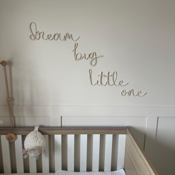 Name Sign for Nursery - Personalised Wire Word Sign - New Baby Gift - Etsy