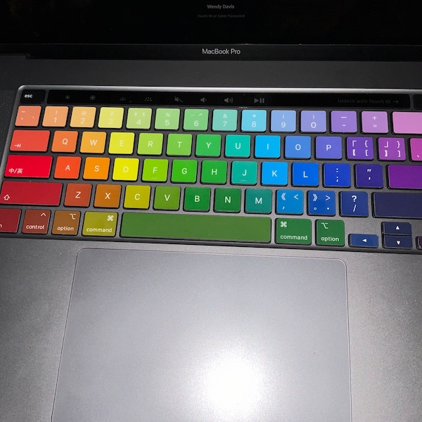 IPad Magic Keyboard Keys Skin iPad Pro 12.9 iPad Pro 11 Colorful iPad ...