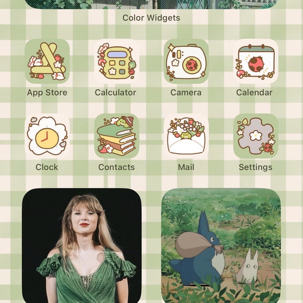 Cute Cottagecore App Icon Set | Kawaii Aesthetic Theme for Android Ios ...