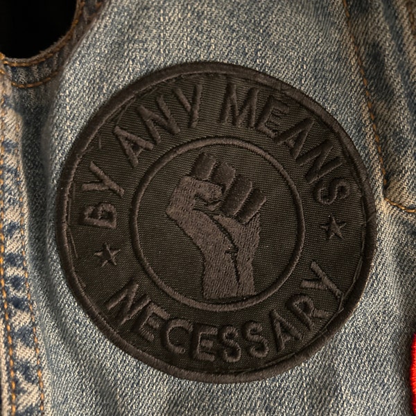 By Any Means Patch/iron-on Patch/embroidered Patch - Etsy