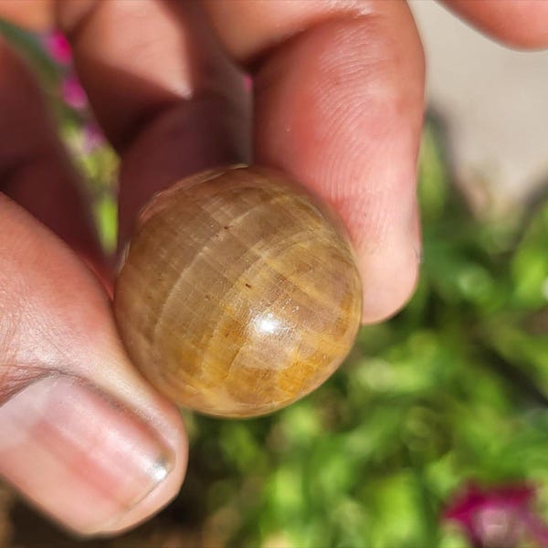Moonston Sphere | Rare Moonstone Sphere | Moonstone Smooth Plain Round ...