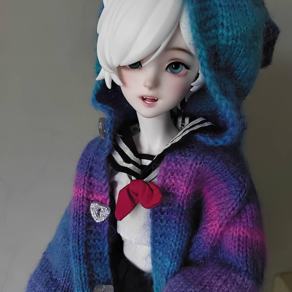 Cute Ear Bonnet for BJD Wool Hand Knit MSD Minifee Hat Cute - Etsy