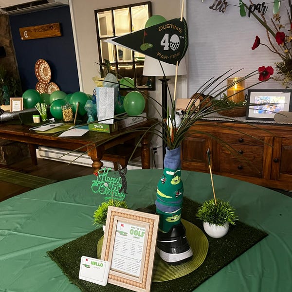 Class of '25 Par-tee Golf Flags , Golf Party Decor, Graduation Golf ...