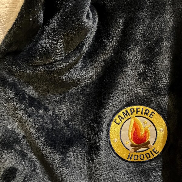 Personalized Campfire Patch, Embroidered Iron-on Applique for Diaper Bag Backpack Clothing Jeans ...