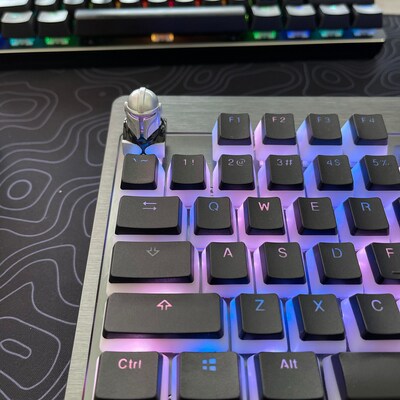 The Mandalorian Backlit LED Keycaps Handmade Resin Custom Artisan - Etsy
