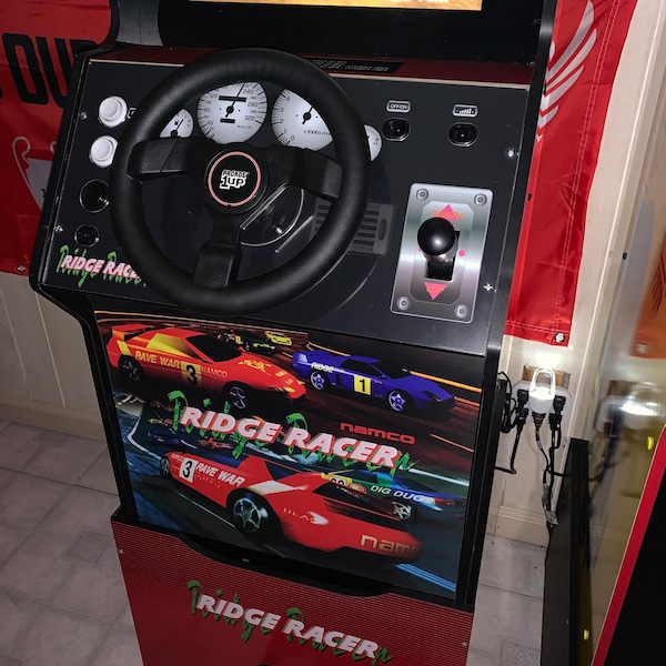 Arcade1up Ridge Racer Arcade Cabinet Kickplate Graphic Decal Sticker - Etsy