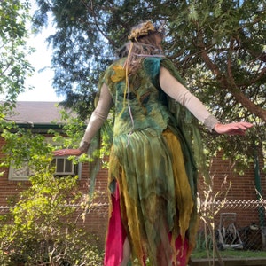 Nuno Felted Tree Roots Skirt/shawl-pixie Belt-woodland Costume-nymph ...