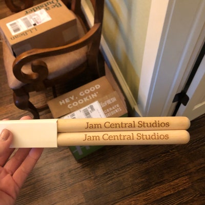 Personalized Drum Stick Pair, Engraved Drumsticks My Daddy Rocks for ...