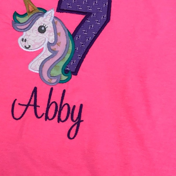 Unicorn Embroidery Applique Design, Unicorn Machine Embroidery, Cute ...