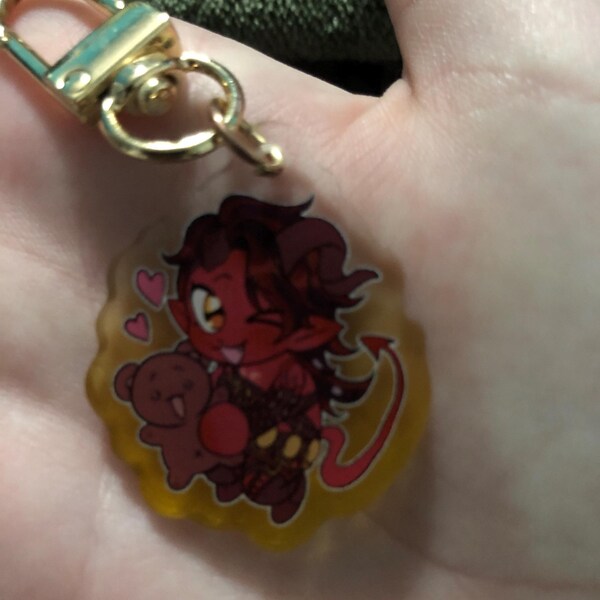 Baldur’s Gate 3 BG3 Acrylic Keychain Minthara Astarion Wyll Lae’zel ...