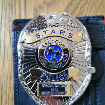 S.T.A.R.S. Raccoon City R.P.D. Metal Costume/cosplay Badge 75mm X 55mm ...