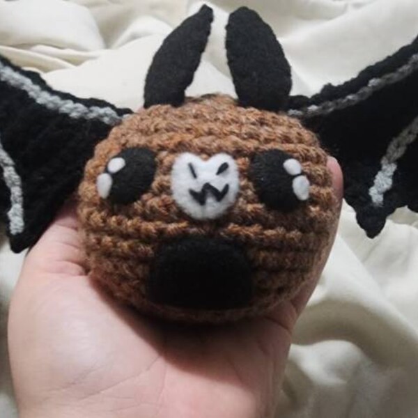 Chibi Gray Baphomet Goat Keychain | Cute Amigurumi Crochet Baphomet ...