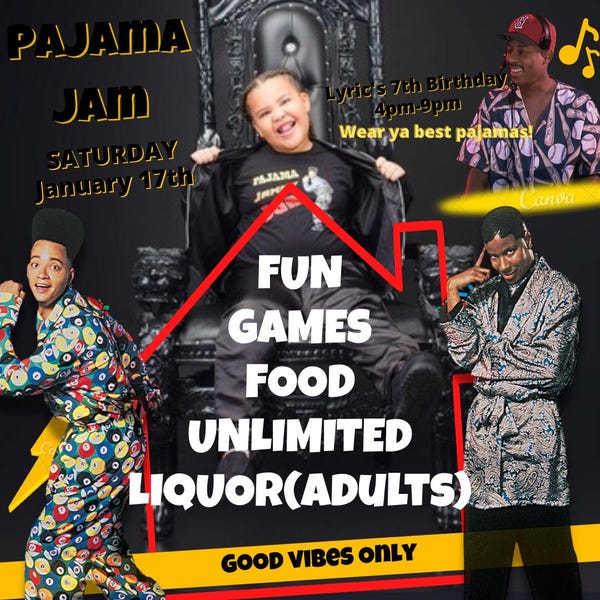 Pajama Jam Flyer | Club Flyer | DIY Club Flyer | Club Flyer Template ...