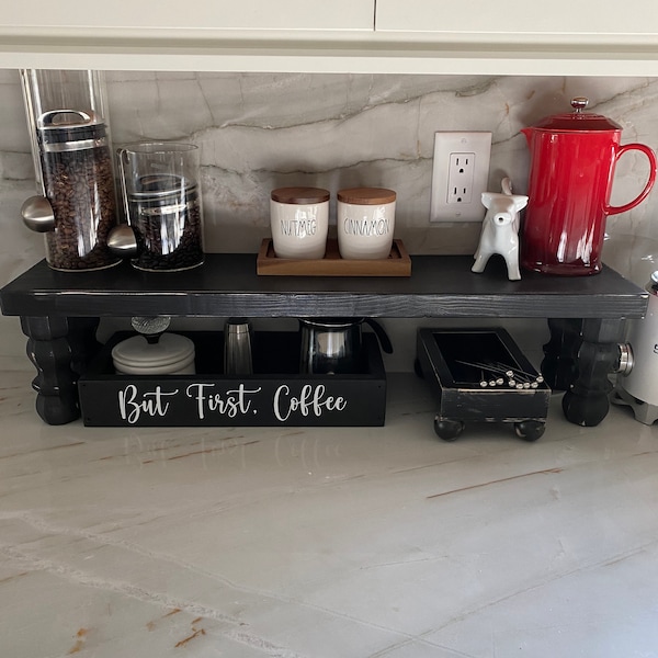 Large Farmhouse Riser - Black - Farmhouse Pedestal - Rae Dunn Display ...