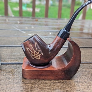 Personalised Tobacco Pipe Custom Engraved Smoking Pipe Best Man Gift ...