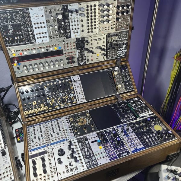 15U 84 or 104 or 126 Hp (or Other) EURORACK CASE POWERED, Modular ...