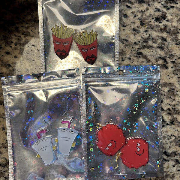Aqua Teen Hunger Force Master Shake Earrings - Etsy