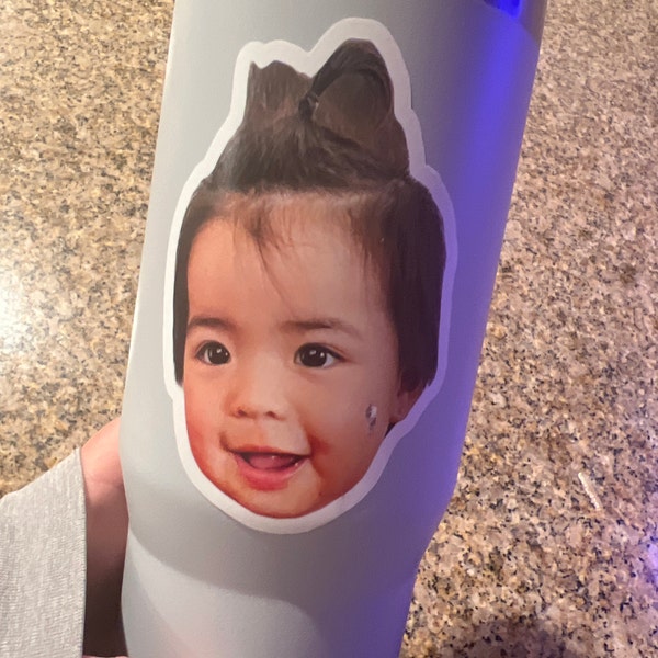 Custom Face Stickers - Personalized Face Stickers - Baby Stickers ...