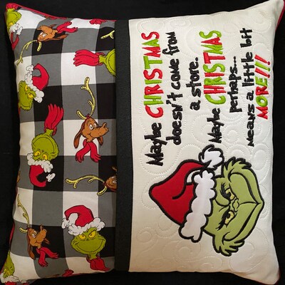 The Grinch Applique Machine Embroidery Design, Embroidery Patterns ...