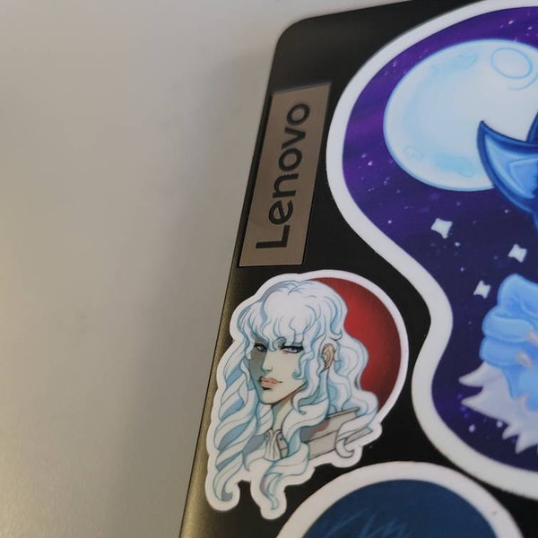 Berserk Griffith White Knight Ll 3" Water Resistant Glossy Vinyl ...