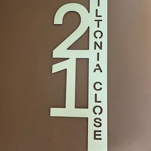 Script Address Sign script House Numbers Custom House | Etsy