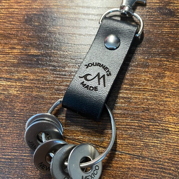 Travel Keychain & Country Tokens, Gifts for a Traveler, Traveller ...