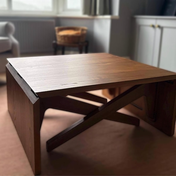 Folding Table-transformer With Height Adjustment | Table-transformer 4 ...