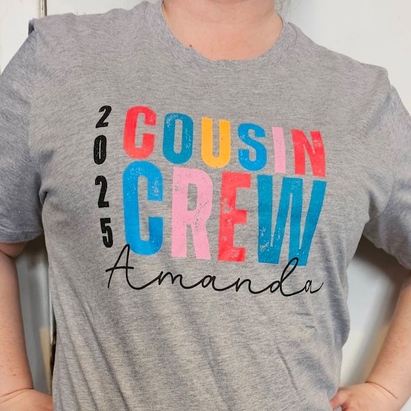 Cousin Crew Personalized T-shirts, Custom Cousin Crew Shirts, Matching ...