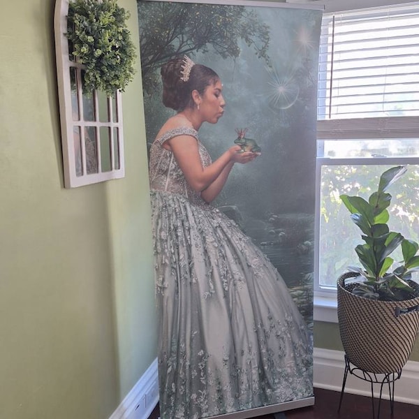 33 X 79 Custom Funeral Retractable Banner Stand Adjustable Banners in ...